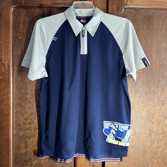 Bugle Boy | Shirts | Vintage Bugle Boy Mens Navy And Grey Poloshirts ...